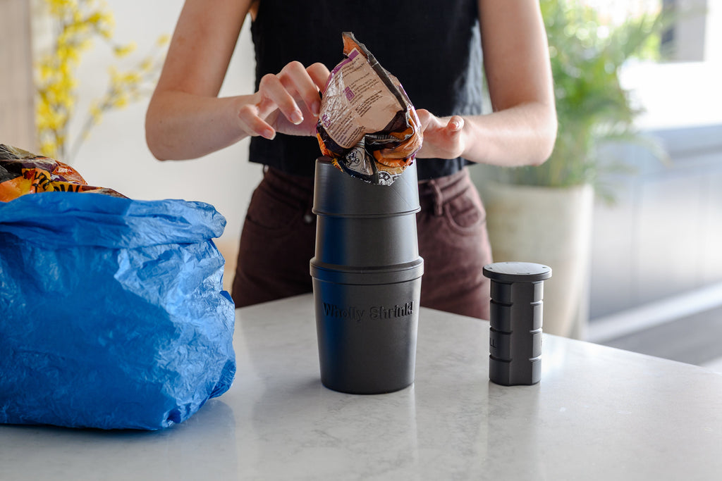 Soft Plastics Compactor | Wholly Shrink NZ – Eco Rituals